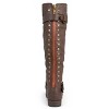 Journee Collection Womens Spokane Stacked Heel Riding Boots, Brown 11 ...