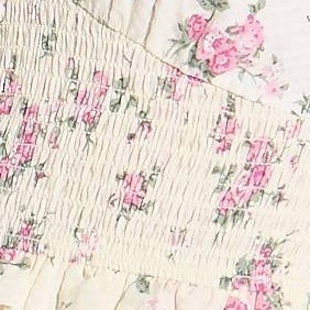 Women's Smocked Flutter Sleeve Mini Dress - Wild Fable™ Cream Floral M ...