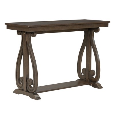Nicbex 48"console Table Farmhouse Entryway Table With Open Storage ...