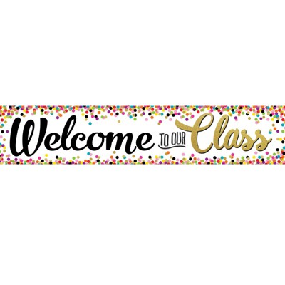 Teacher Created Resources Confetti Welcome Banner (pack Of 6) : Target