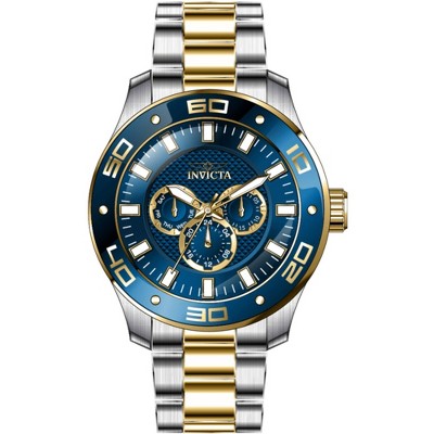 Invicta 45760 Men's Pro Diver Scuba Blue Dial Steel Bracelet Watch : Target
