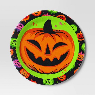 Disposable Plates : Halloween Party Supplies