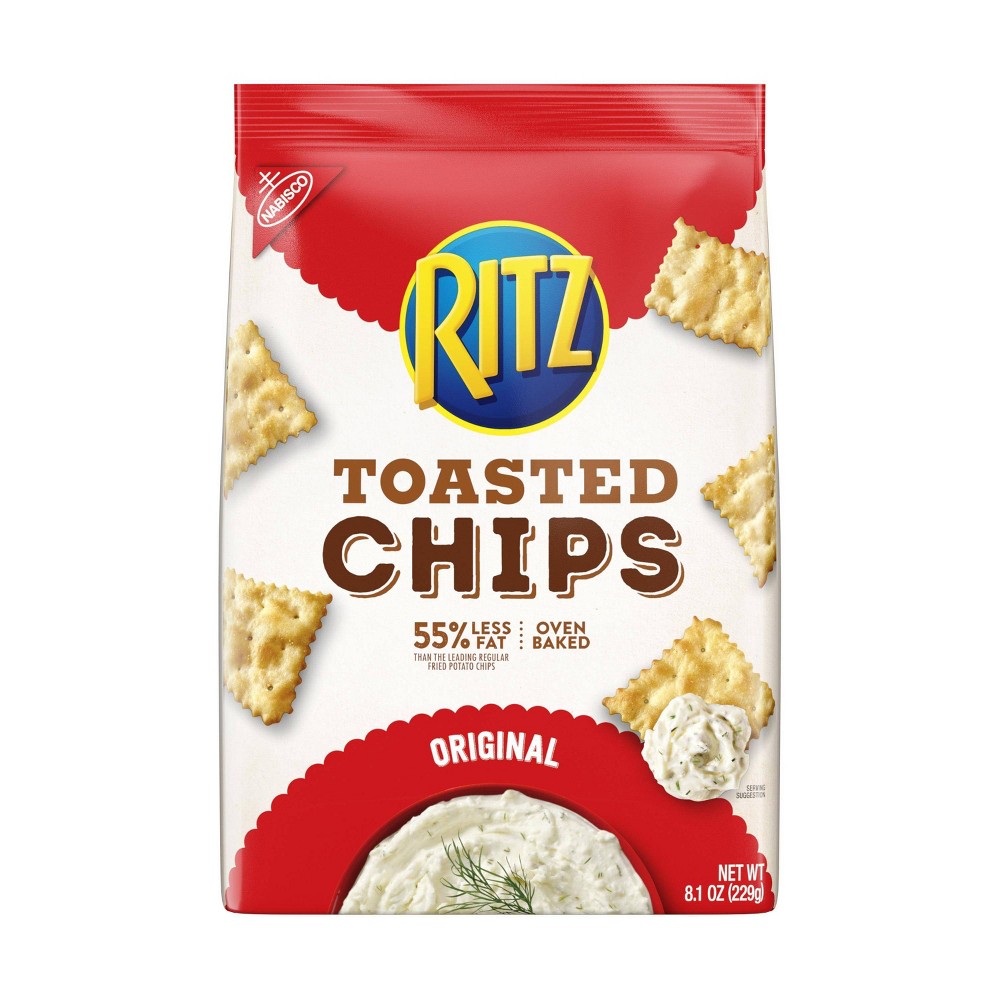 UPC 044000015596 - Ritz Toasted Chips - Original - 8.1oz | upcitemdb.com