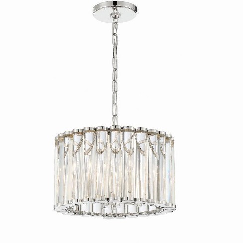 Crystorama Lighting Elliot 4 - Light Pendant In Polished Nickel : Target