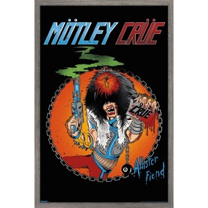 Trends International Mötley Crüe - Allister Fiend Invitation Framed ...