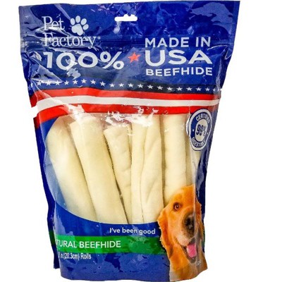 Pet Factory Made In Usa Beefhide Rolls : Target