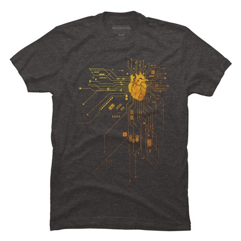 Men's Design By Humans Support Life By Ecologyink T-shirt - Charcoal ...