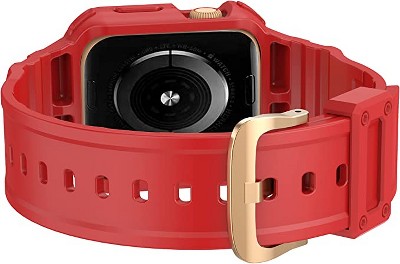 Worryfree Gadgets Band With Protective Bumper Case For Apple Watch 38 ...