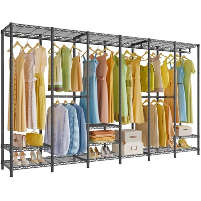 Vipek V60 Extra Large Portable Closet Rack Clothing Rack Freestanding ...