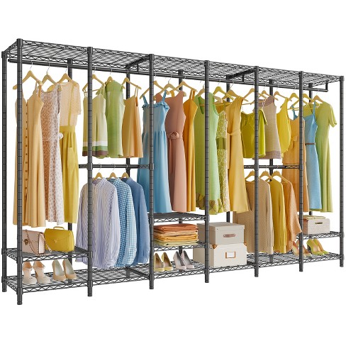 Vipek V60 Extra Large Portable Closet Rack Clothing Rack Freestanding ...