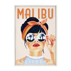 Kate and Laurel Sylvie Malibu Framed Canvas by The Whiskey Ginger ...