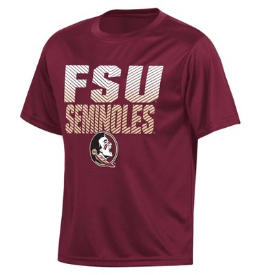 Ncaa Florida State Seminoles Boys' Poly Short Sleeve T-shirt : Target