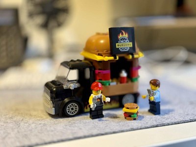 Lego City Burger Truck Toy Building Set, Pretend Play Toy 60404 : Target