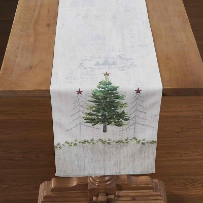 Avanti Linens Trees 72" Runner-green : Target