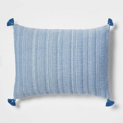 Reversible Cotton Stripe Quilt Sham - Threshold™ : Target