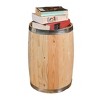 Claeys Old-Fashioned Rustic Pine Wood Multi Use Candy Keg 12.5" x 18 ...