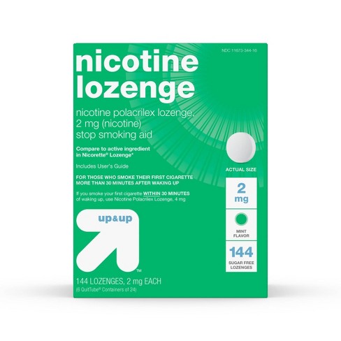 Nicotine 2mg Lozenge Stop Smoking Aid - Mint - Up & Up™ : Target