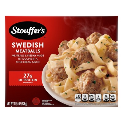 Stouffer's Swedish Meatballs Frozen Meal - 11.5oz : Target