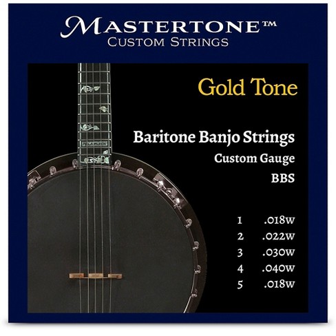 Gold Tone Bbs Custom Gauge Baritone Banjo Strings : Target