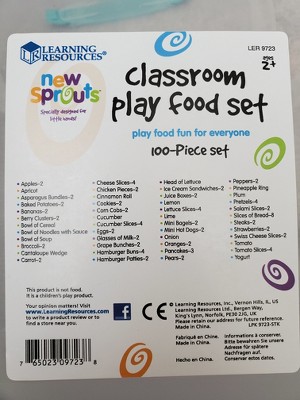 Learning Resources New Sprouts Classroom Play Food Set : Target