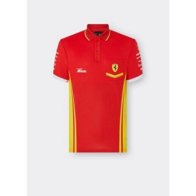 Scuderia Ferrari Hypercar Le Mans 2024 Men's Team Polo (s) : Target