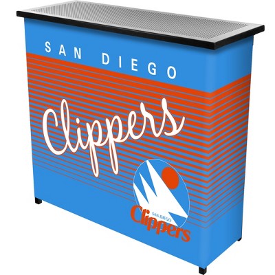 San Diego Clippers Hardwood Classics 2-shelf Portable Bar : Target