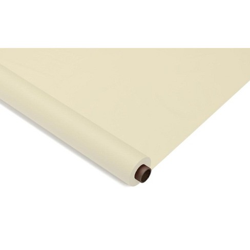 Crown Display 40 Inch. X 100 Feet Disposable Plastic Tablecloth Roll ...