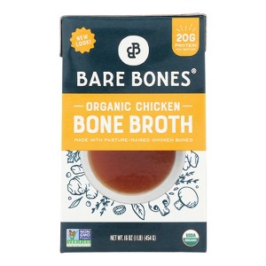 Bare Bones Broth, Organic Chicken - Case of 8 - 16 oz : Target