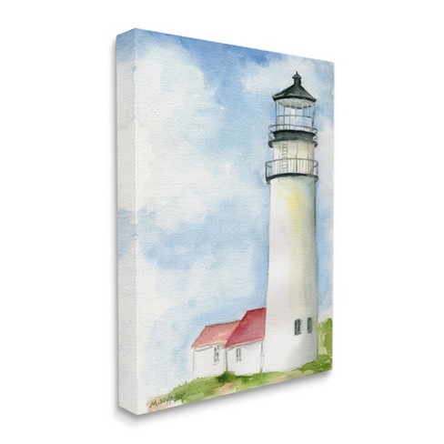 Stupell Industries Highland Lighthouse Nautical Coast Architecture ...