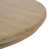 Kate And Laurel Linsley Round Wood Coffee Table, 28" Diameter, Rustic ...