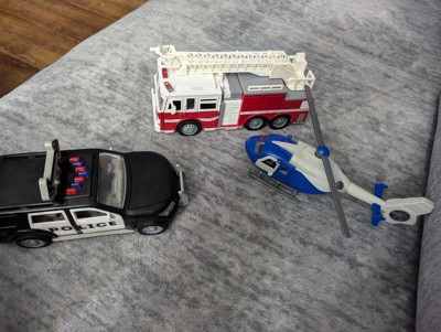 Driven By Battat – Small Toy Emergency Vehicle Set – Micro Rescue Fleet - 3 Pk : Target