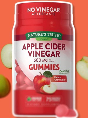 Nature's Truth Acv Vegan Gummy - 30ct : Target
