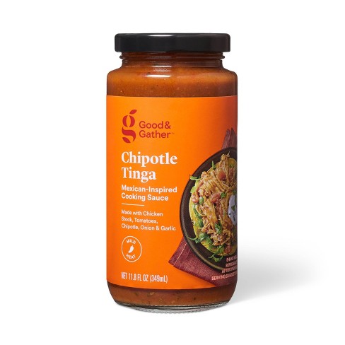Mexican-inspired Chipotle Tinga Cooking Sauce - 12oz - Good & Gather ...