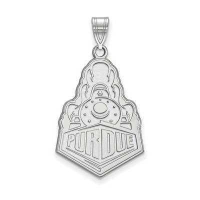 Black Bow Jewelry Sterling Silver Purdue Boilermakers Ncaa Extra Large ...