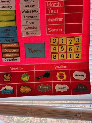 Today Is Childrens Educational Wall Calendar By Almas Design - Red : Target