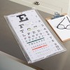 Mckesson 20 Foot Distance Wall Mount Eye Chart, Sloan Letter 5 Per Bag ...