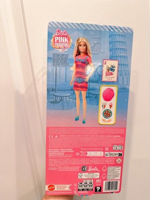 Target barbie pink passport store