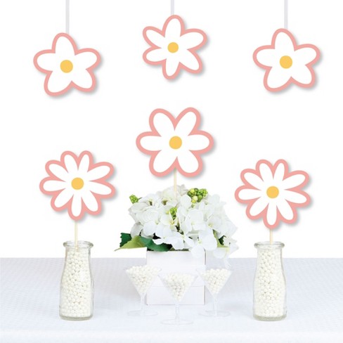 Big Dot Of Happiness Pink Daisy Flowers - Decorations Diy Floral Party ...