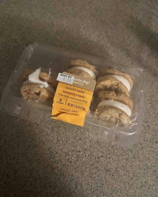 Carrot Cake Soft Sandwich Cookies - 6ct/7.75oz - Favorite Day™ : Target