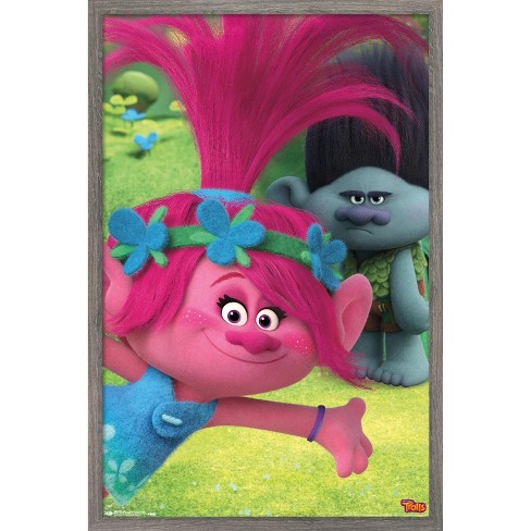 Trends International Dreamworks Trolls - Fun Framed Wall Poster Prints ...