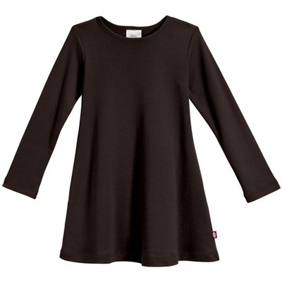 City Threads Usa-made Girls Soft Cotton Long Sleeve Baby Rib Dress ...