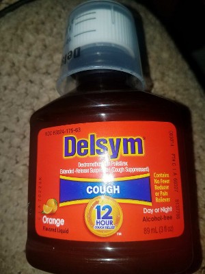 Delsym 12 Hr Cough Relief Liquid - Dextromethorphan - Grape - 3 Fl Oz ...