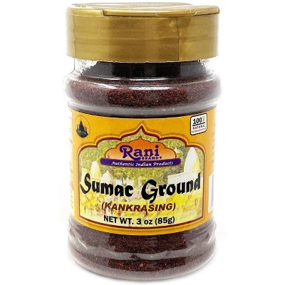 Sumac (sumak) Ground - 3oz (85g) - Rani Brand Authentic Indian Products ...