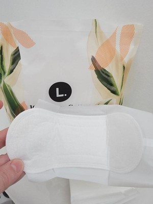 L . Organic Cotton Topsheet Ultra Thin Extra Coverage Panty Liners ...