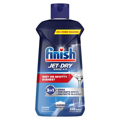 Finish Jet-dry Rinse Aid, Dishwasher Rinse & Drying Agent - 8.45 Fl Oz ...