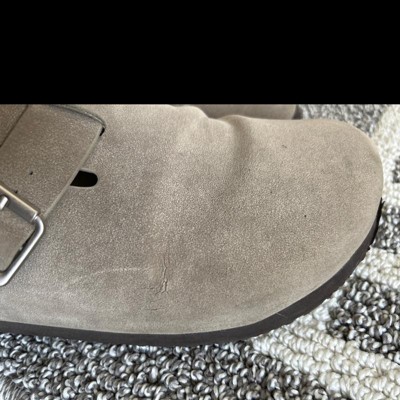 Women's Betsy Clog Mule Flats - Universal Thread™ Taupe 8 : Target