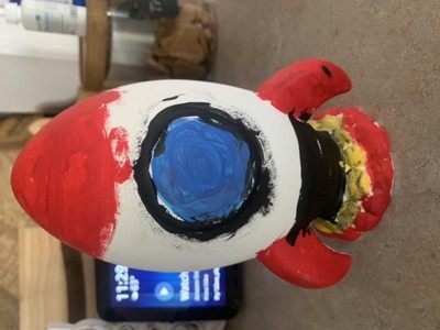 Paint-your-own Ceramic Rocket Ship Kit - Mondo Llama™ : Target