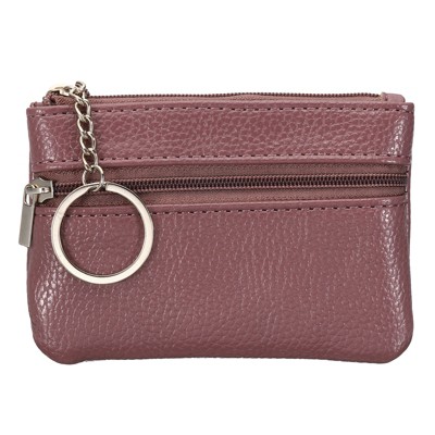 Unique Bargains Pu Leather Change Purses Small Organizer Bags With ...