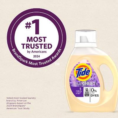 Tide Purclean Honey Lavender Liquid Laundry Detergent - 63 Fl Oz : Target