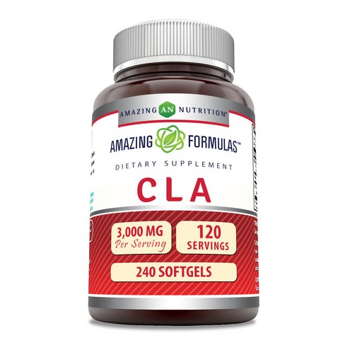 Amazing Formulas Cla 3,000 Mg 240 Softgels : Target